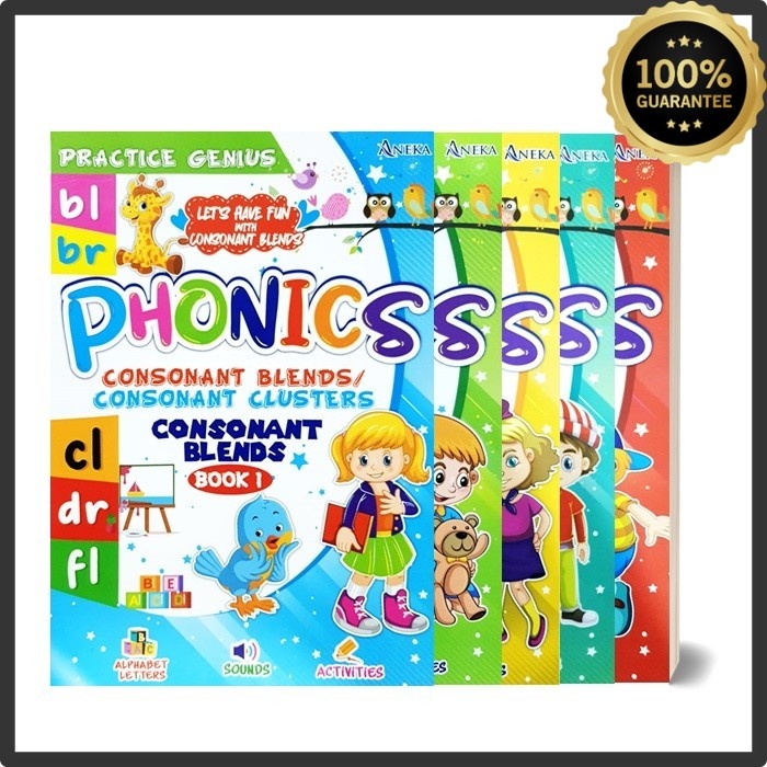 Practice Genius Let's Have Fun With Consonant Blends Phonics Consonant ...