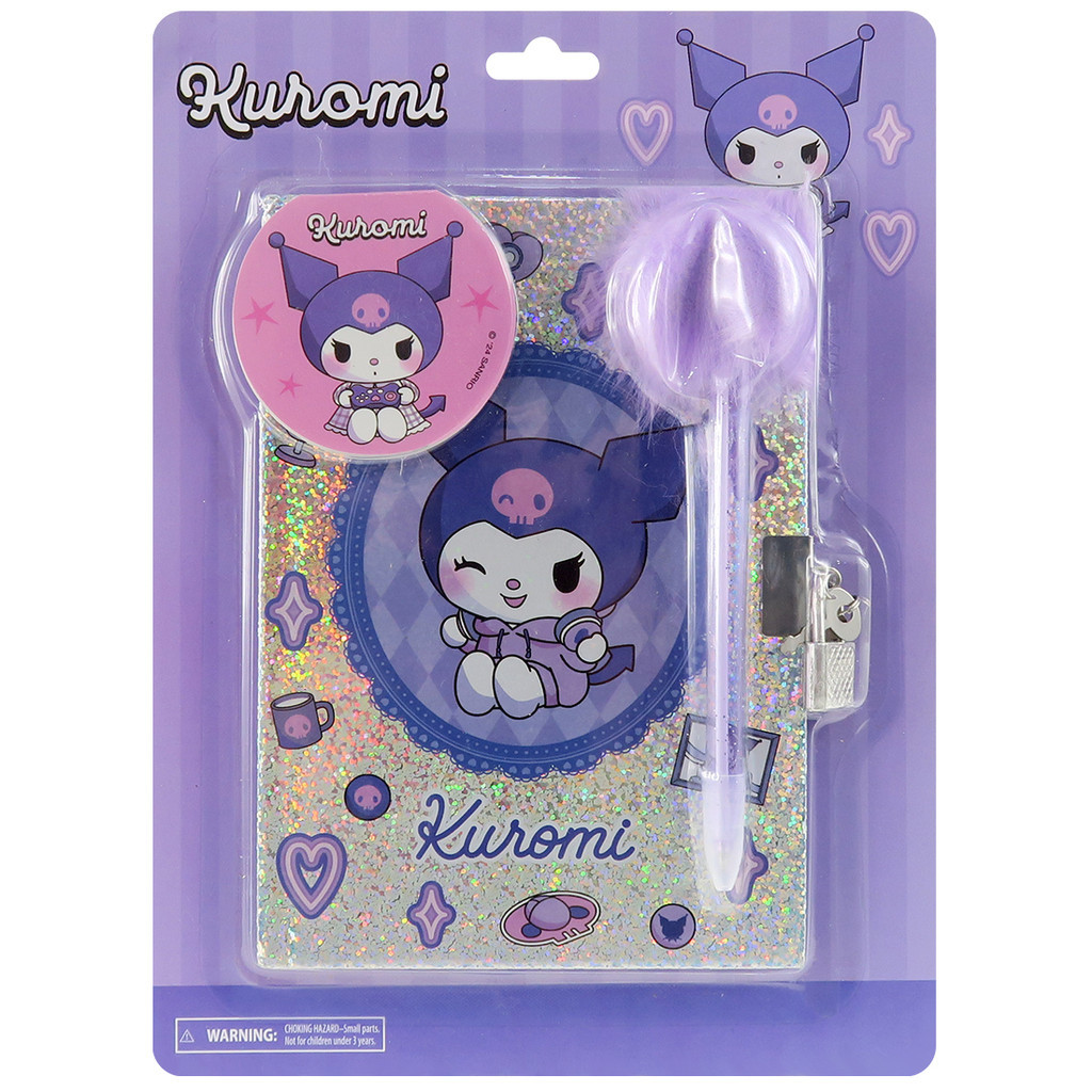 Kuromi Magic Note Book Set With Pom Pom Pen (9230) | Shopee Singapore