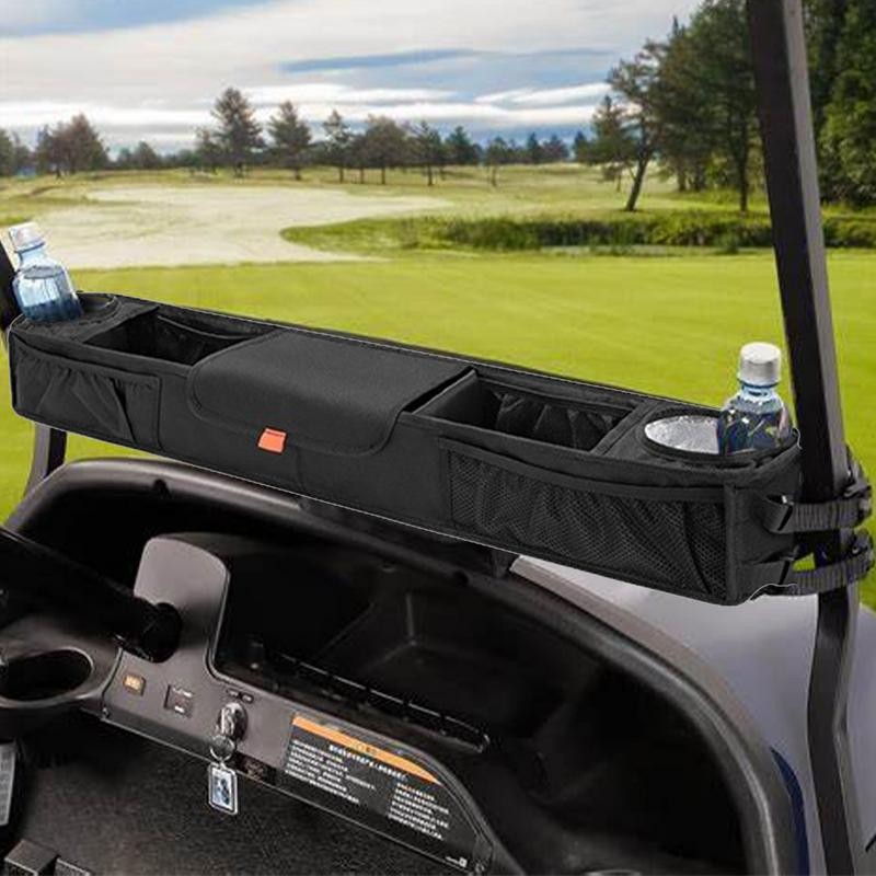 Golf Cart Storage Basket Golf Cart Tray Organizer With Insulated Cup ...