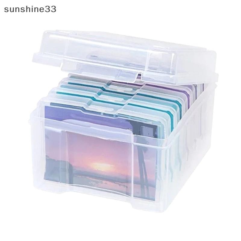 SY 4x6 Inch Photo Storage Box Photograph Picture Album Organiser Craft ...