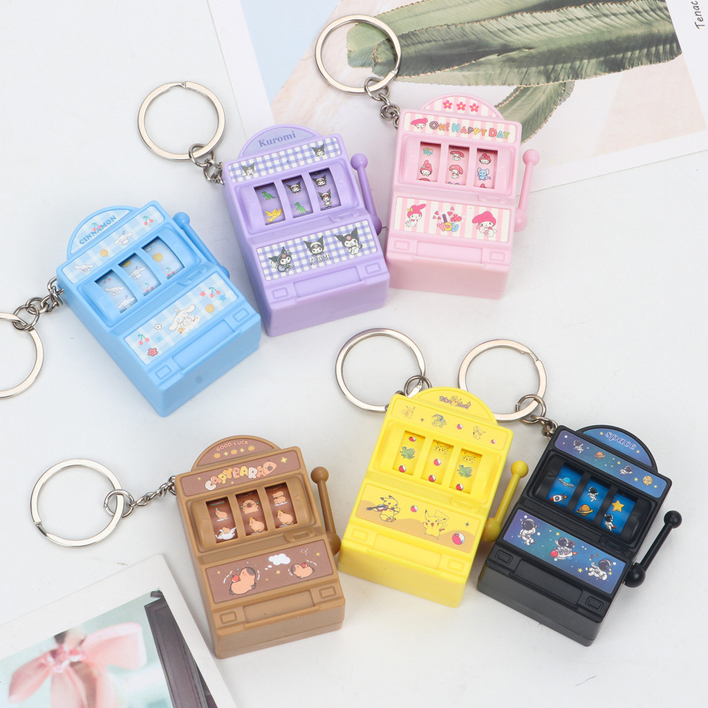 Kawaii Cute Fashion Sanrio Casino Game Console KeyChain Melody ...