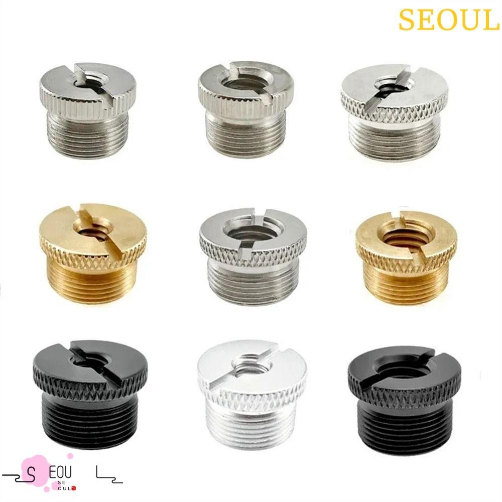 SEOUL Microphone Stand Screw, 5/8-27 to 3/8-16 Tripod Adapter Mount ...