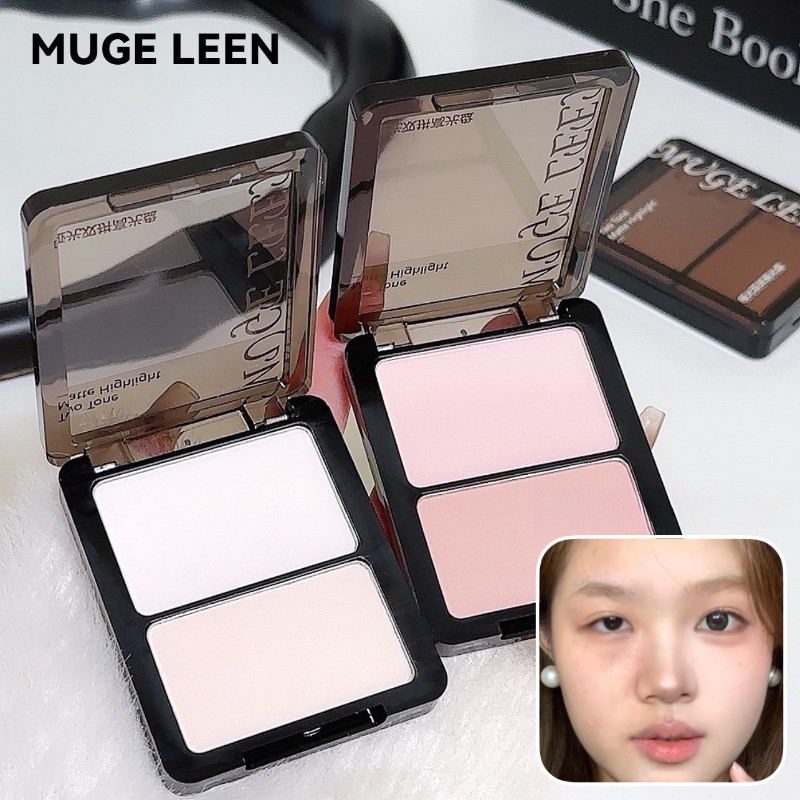 MUGE LEEN Highlight Powder Matte Highlight Brightening Nose Shadow ...