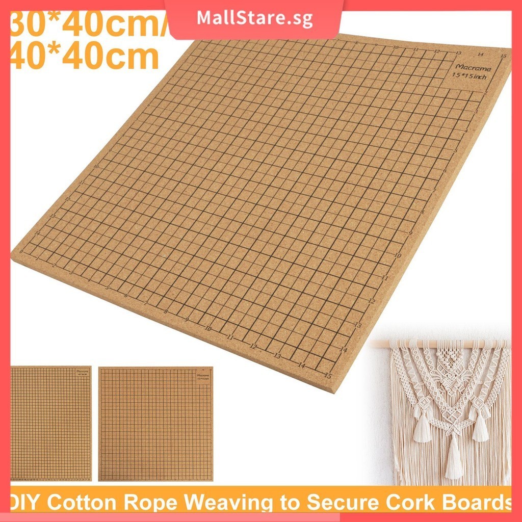 Macrame Board with Grids Double Sided Macrame Project Board with 50 T ...