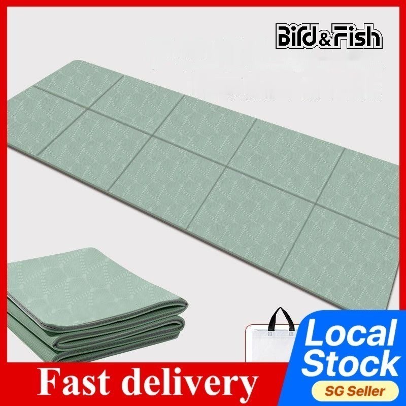 [Local Seller]TPE folding mat yoga mat lunch break sleeping mat floor ...