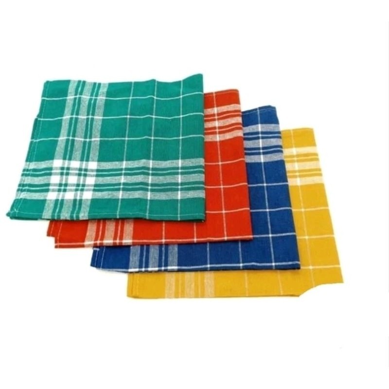 Flks Beautiful Checkered Dish Hand Cloth | Shopee Singapore