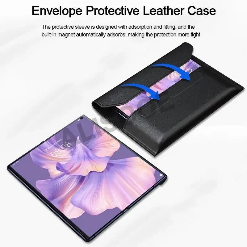 Genuine Leather Cases For Honor Magic V3 / Vs3 VS 3 Case Cowhide Sleeve ...