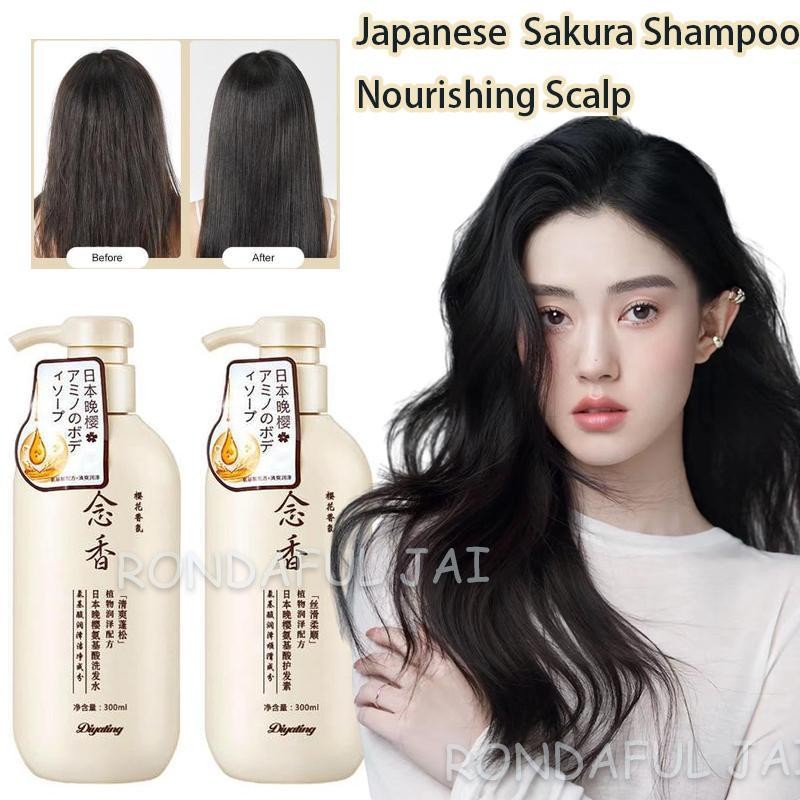 shampoo hair loss Japanese Nourishing Scalp Sakura Shampoo Japan ...