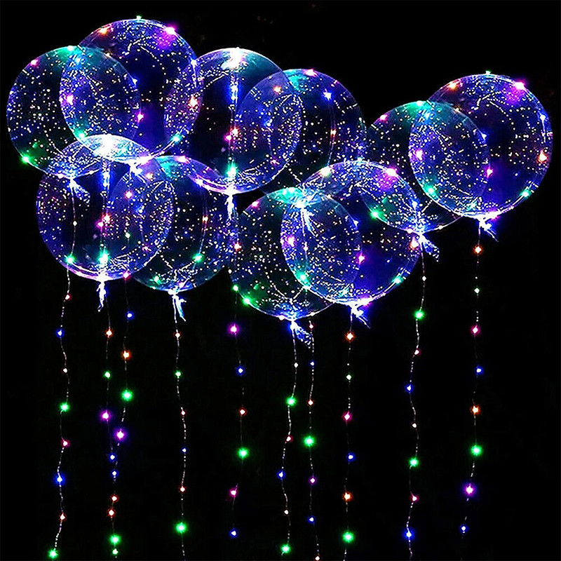 [leftright] Light Up Balloons Luminous Balloons LED Bobo Fairy Lights ...