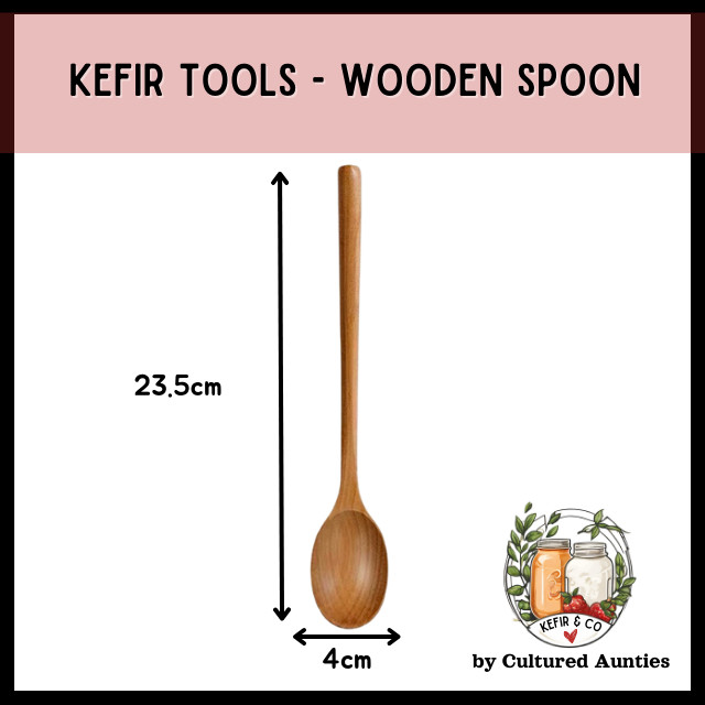 [KEFIRCO] Kefir Tools - Wooden Spoon (Long Handle) | Shopee Singapore