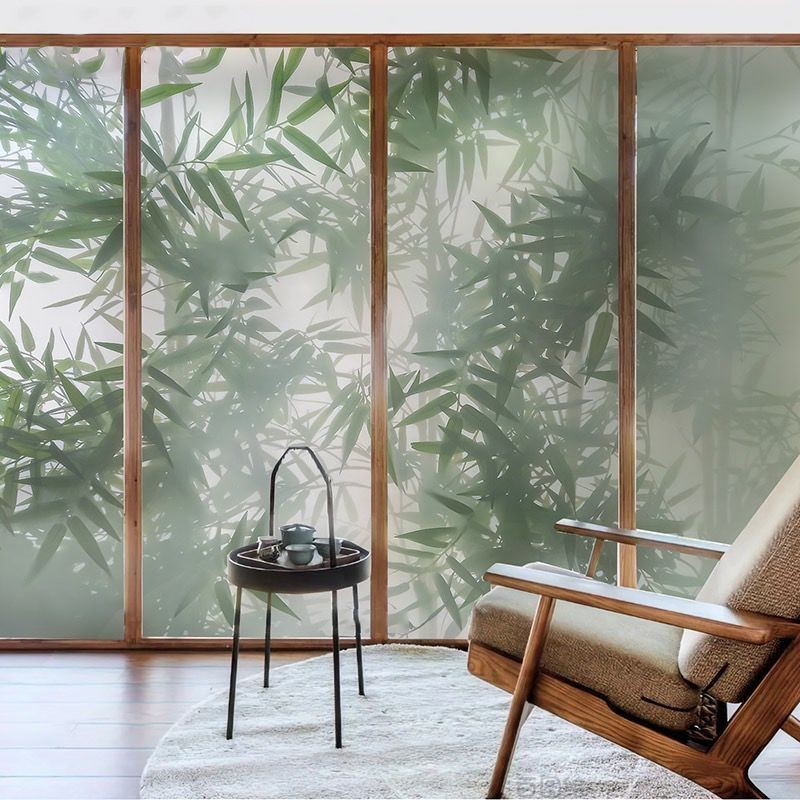 Customized Window Glass Sticker Electrostatic Frosted Transparent ...