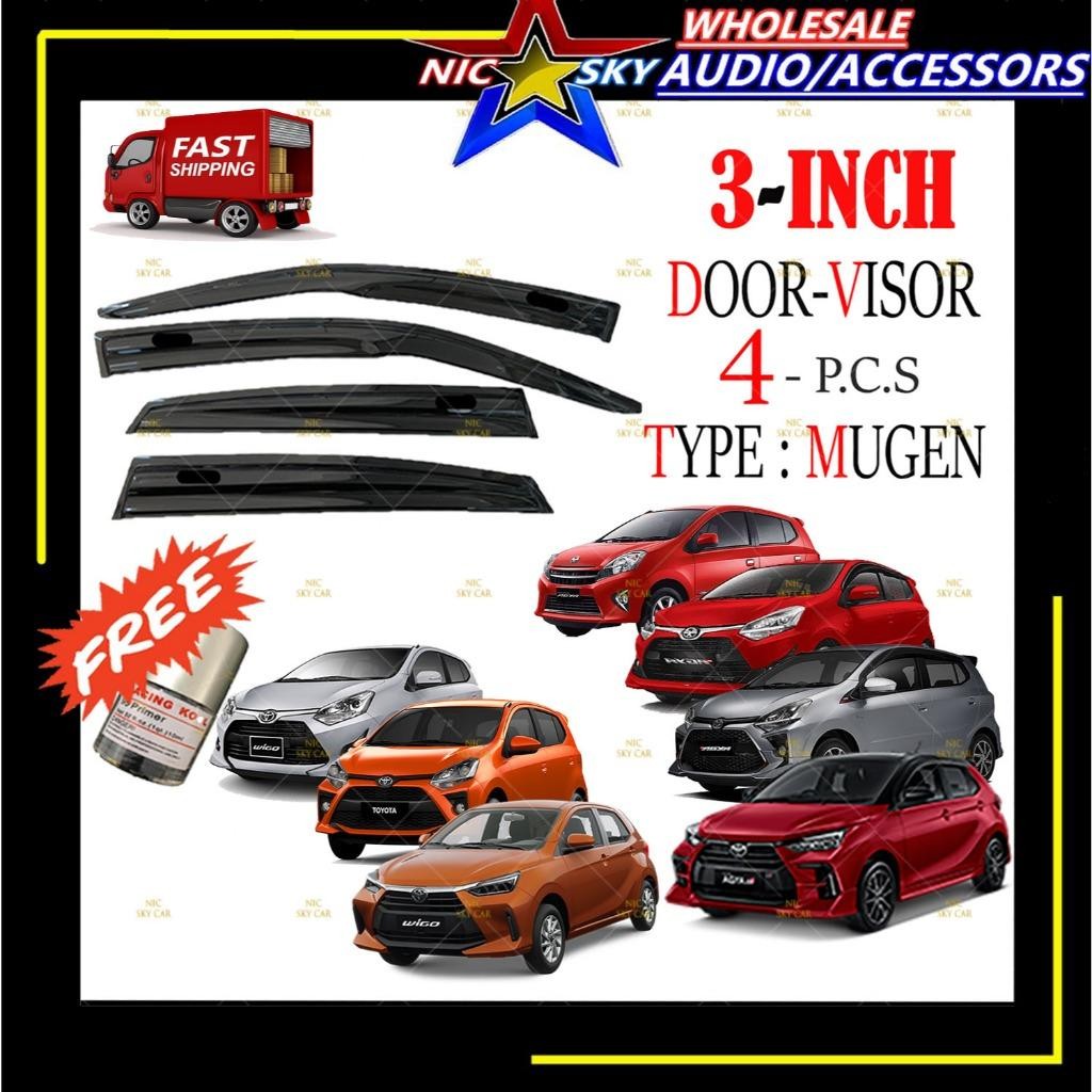 AGYA Air Press Wigo Window Tingkap kereta Door Visor Totoya Wigo ...
