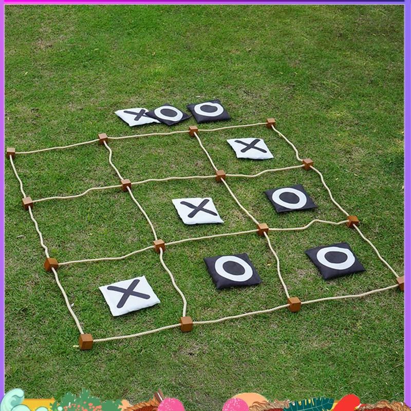 Giant Tic -Tac -Toe Outdoor Game Instant Setup, No Assembly Bean-Bag ...