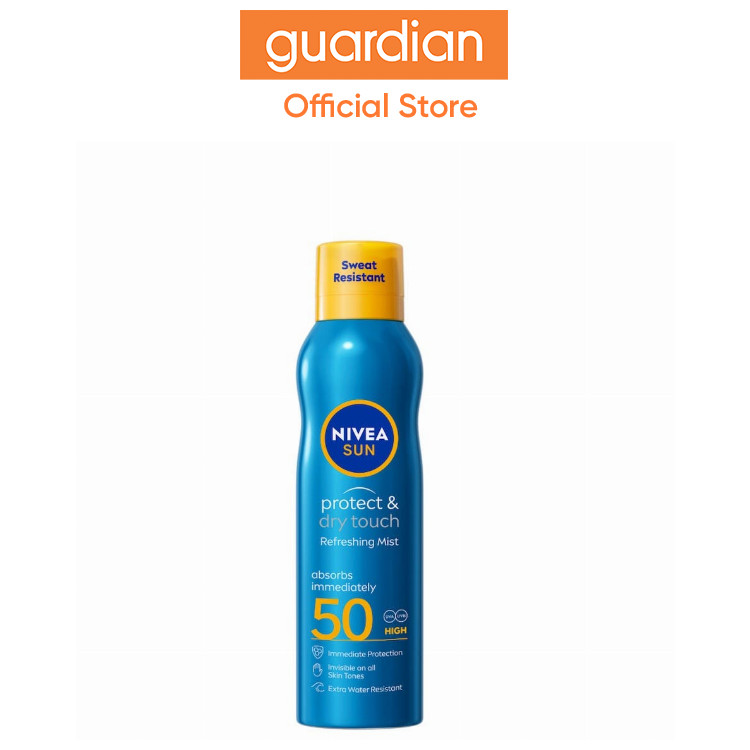Nivea Sun Protect & Dry Touch Refreshing Mist Spf50 200ml | Shopee ...