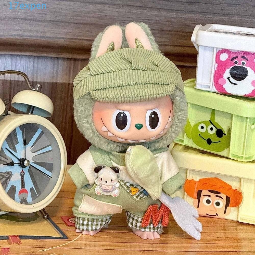 EXPEN Labubu Doll's Clothes, Eye Patch Kuromi 17cm Labubu Clothes ...