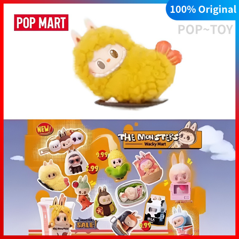 POPMART Labubu THE MONSTERS Wacky Mart Series Figures Blind Box pop ...