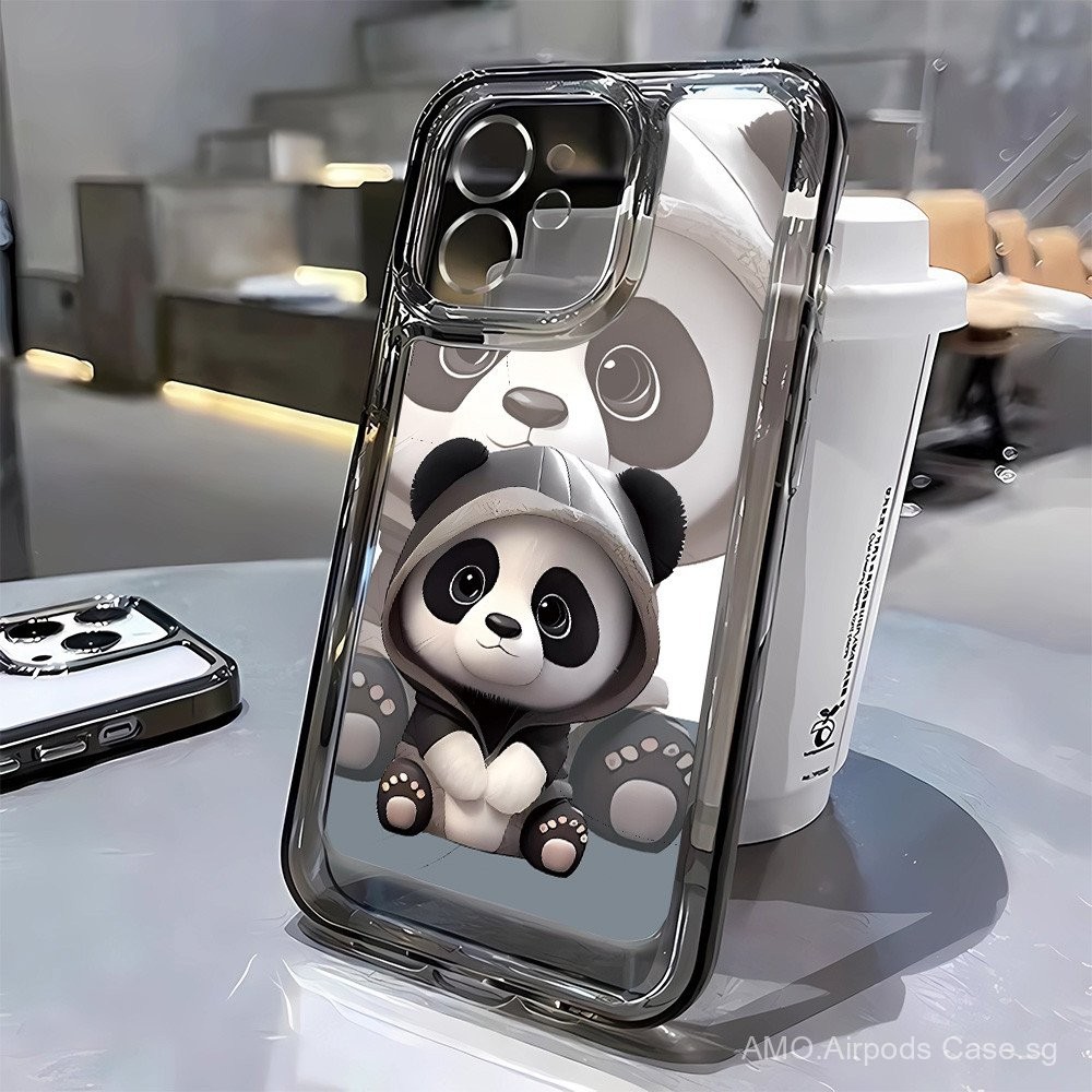 3 In1 Cute Panda Transparent space case for For Oneplus Ace 3 Pro 3V ...