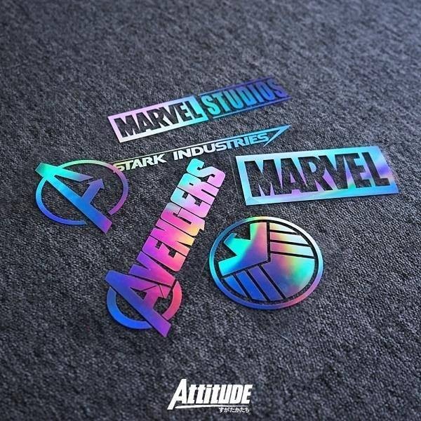 Marvel Bumper Stickers Avengers Stickers Iron Man Automobile Sticker ...