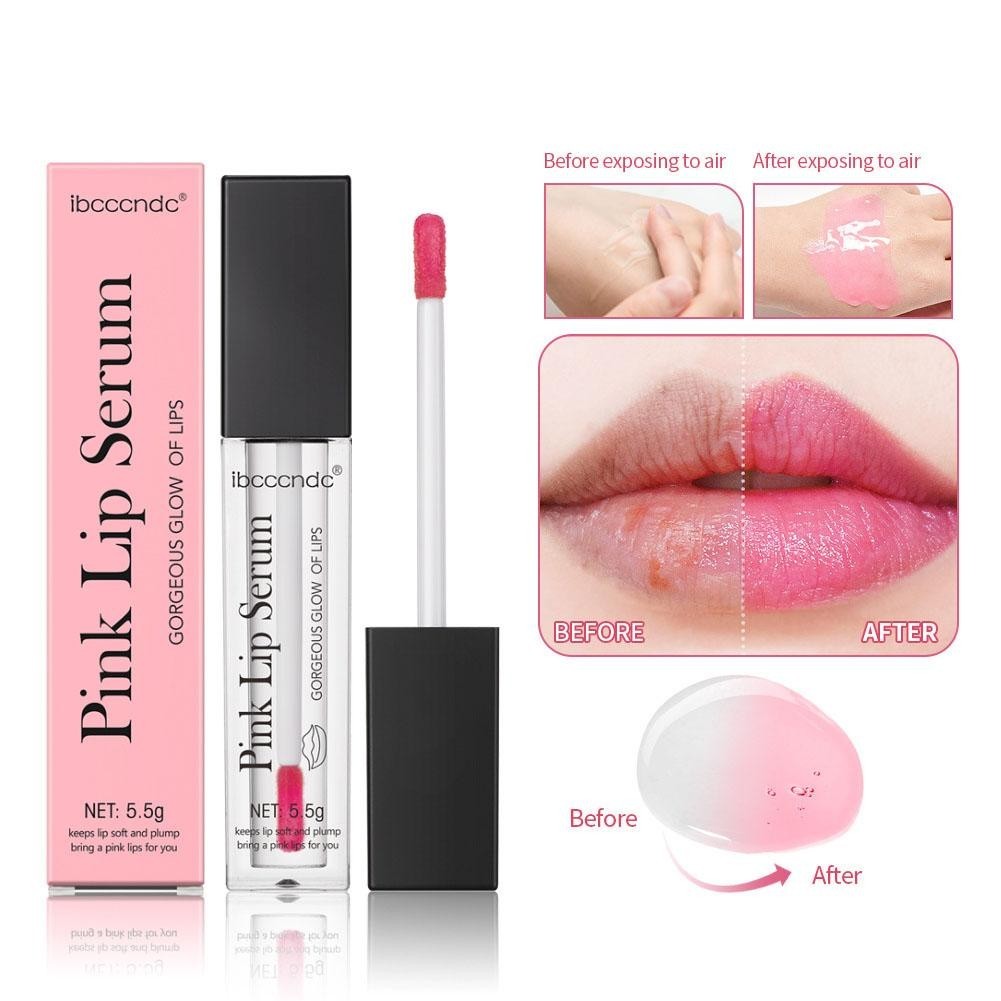 Ibcccndc Lips Pink Serum Remove Dark Lip Melanin Bleaching Lip Line ...
