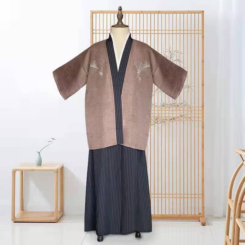 Loose Traditional Men's Formal Costume Kimono Costume cosplay Shower ...
