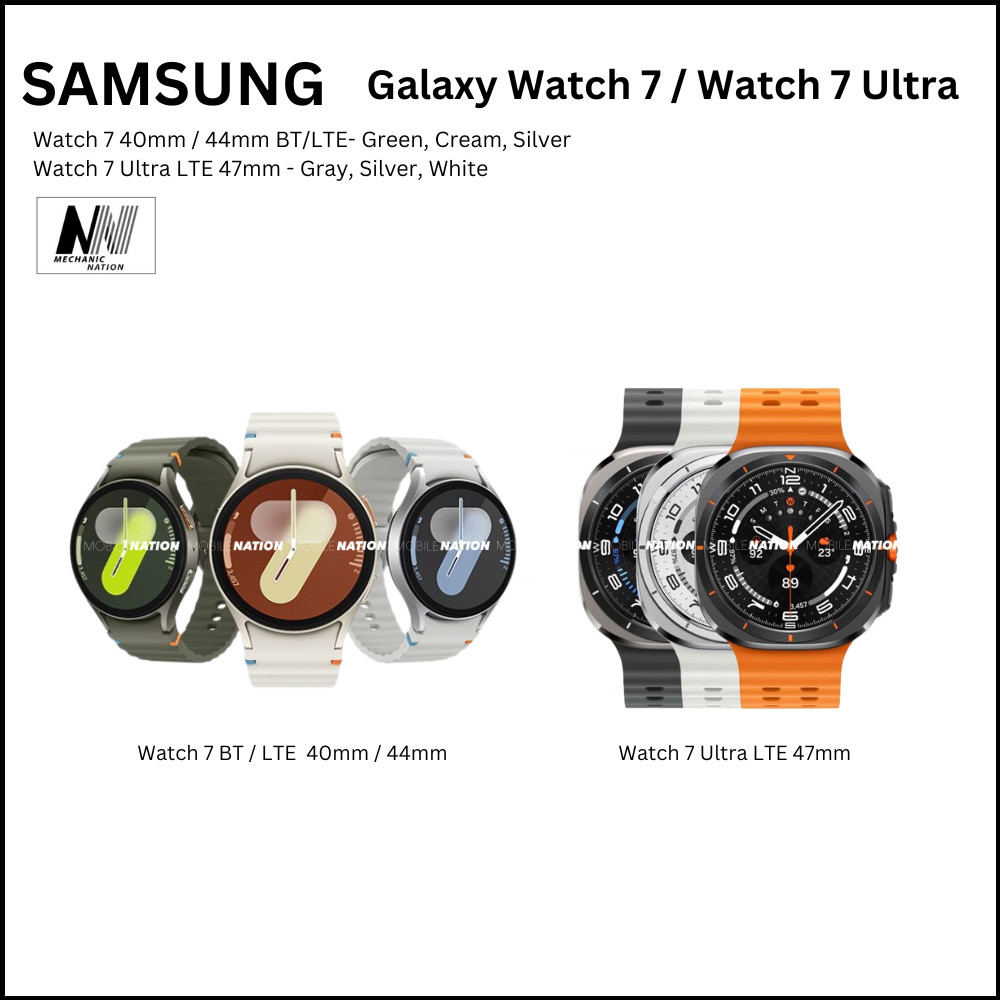Authentic Samsung Galaxy Watch 7 BT/LTE 40mm/44mm | Watch 7 Ultra LTE 47mm | Watch 6 BT 40mm ...