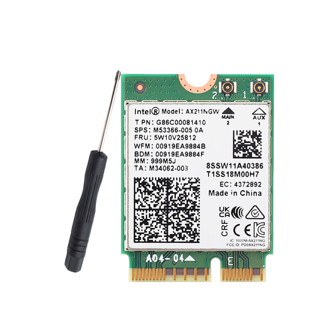 AX211NGW WIFI6E 2.4G/5G Dual Band 5374Mbps Gigabit Built-in Wireless ...