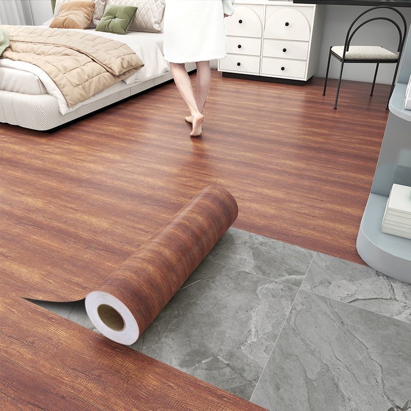 PVC self-adhesive wood grain floor stickers household wood floor ...