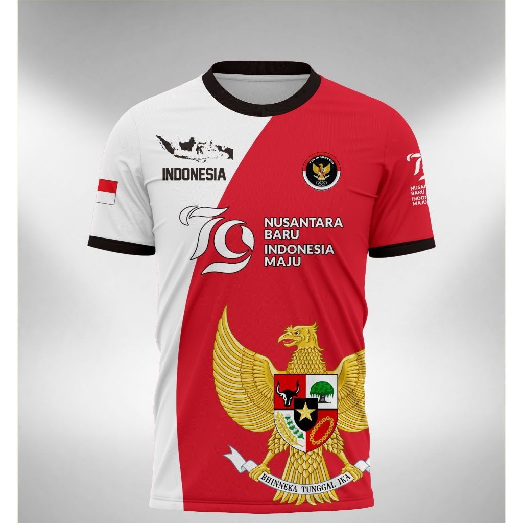 Garuda Indonesian National Team Jersey HUT RI 79 August Independence ...