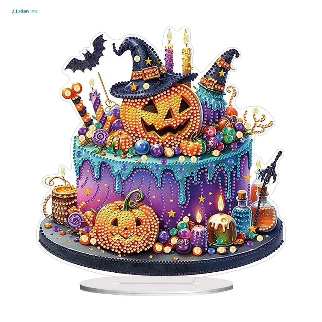 JD Rhinestone Art Painting Set Colored Rhinestone Craft Kit Spooky ...