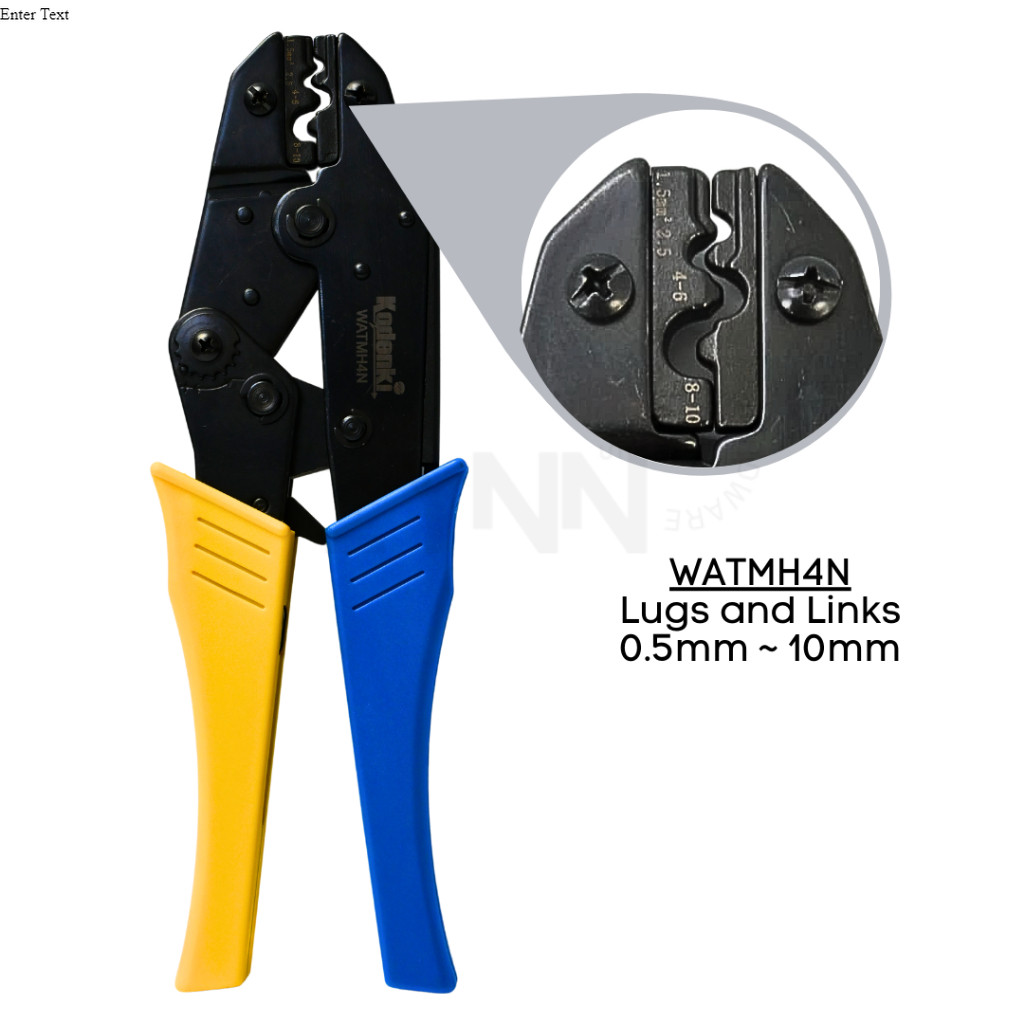[SG STOCK] KODENKI CRIMPING TOOL LUGS AND LINKS Ratchet Terminal ...