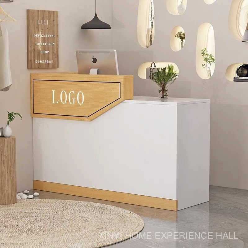 Modern Clothing Store Simple Bar Counter Small Beauty Salon Beauty ...