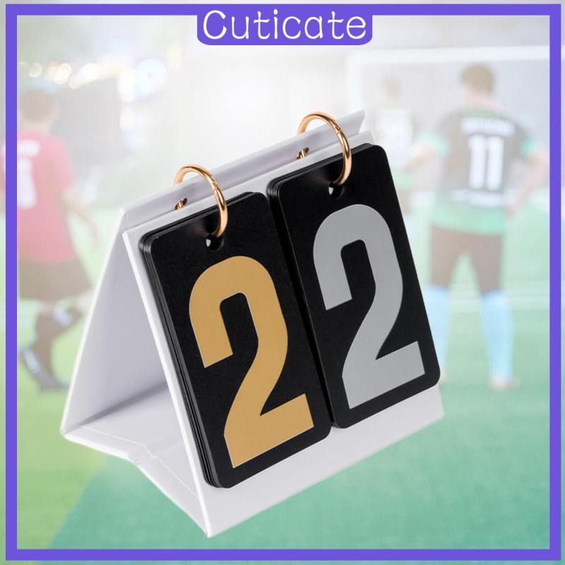 [CUTICATE] Flip Scoreboard for Card Games, Desktop Manual Scoreboard ...