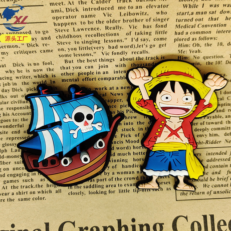 Message Board Magnet One Piece Pirate Ship Chopper Luffy Refrigerator ...