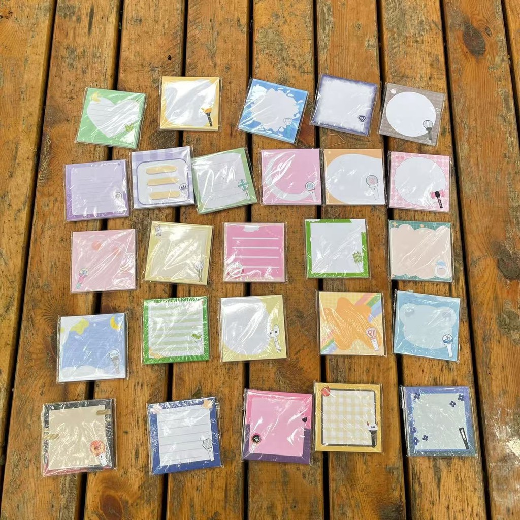 kpop idol Lightstick Sticker Note Paper Stay Post It Notes | Shopee ...