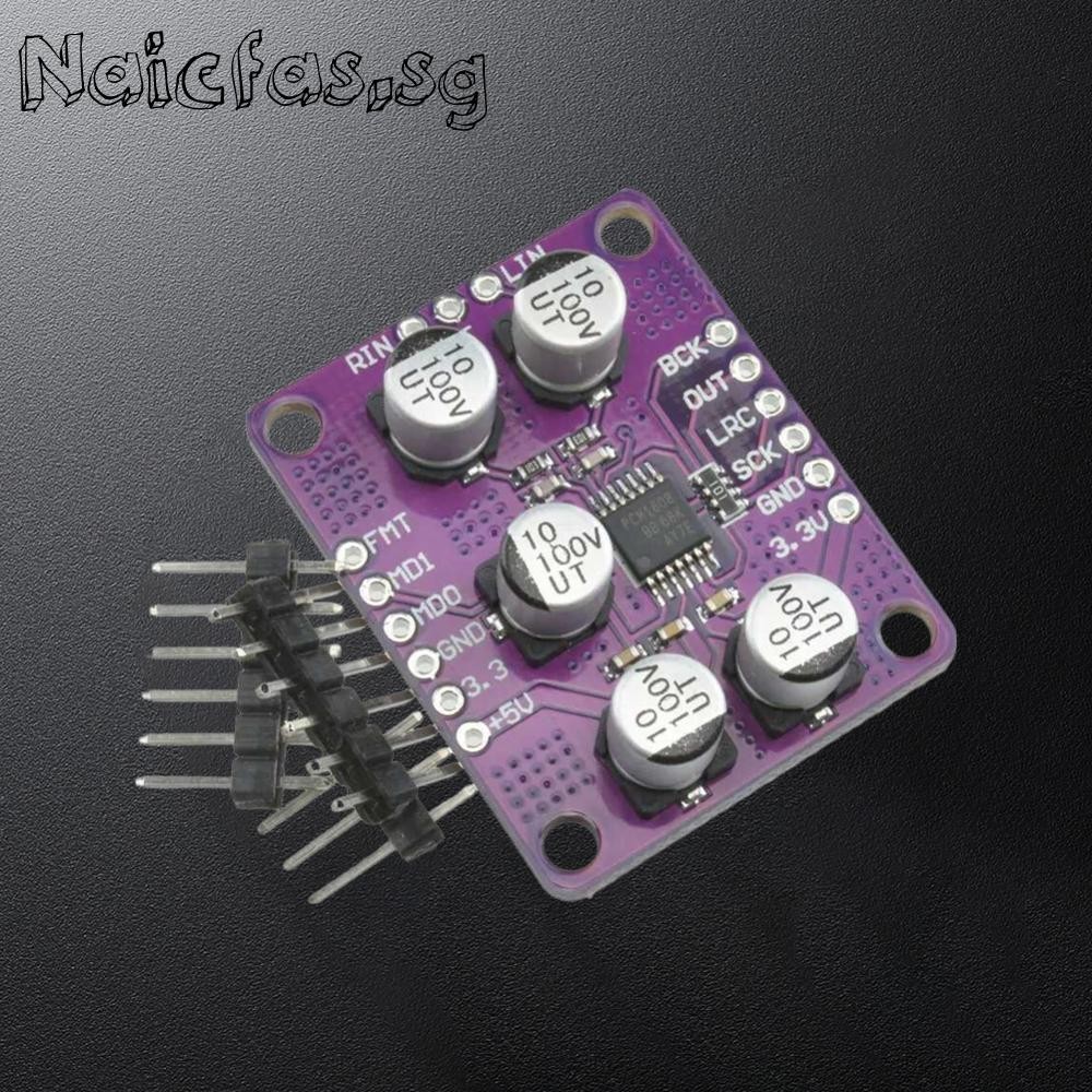 PCM1808 24bit Audio Amplifier Board Stereo ADC Single-Ended Analog-Input Decoder | Shopee Singapore