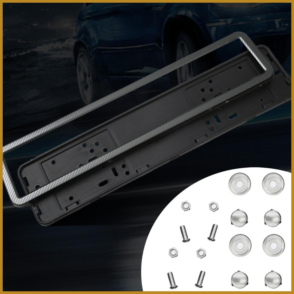 Euro License Plate Holder Stainless Steel Number Plate Bracket Car ...