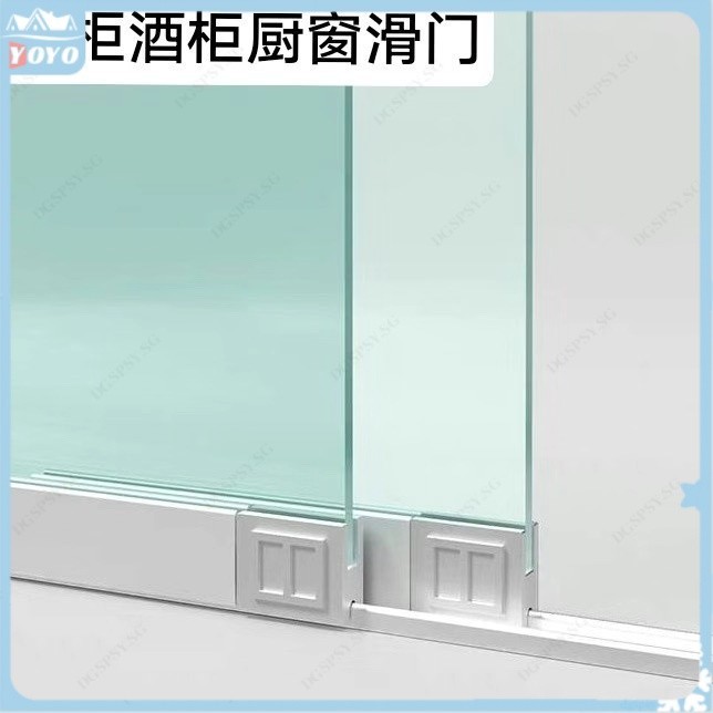 Display cabinet glass sliding door track lego trophy cosmetic door ...