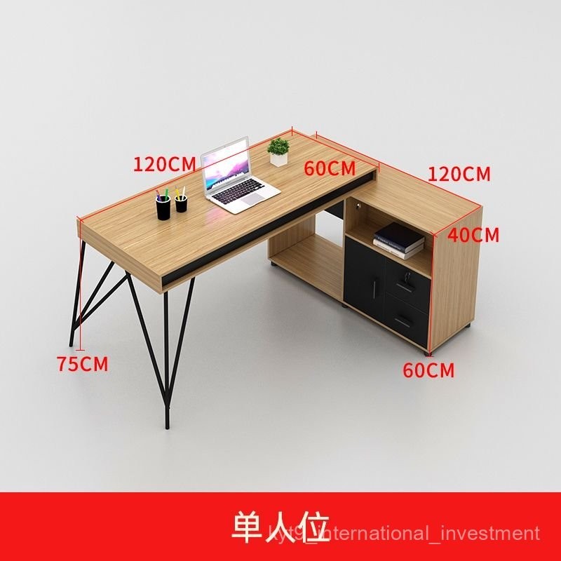Office Table Work Desk Office Desk and Chair Combination Station Desk ...