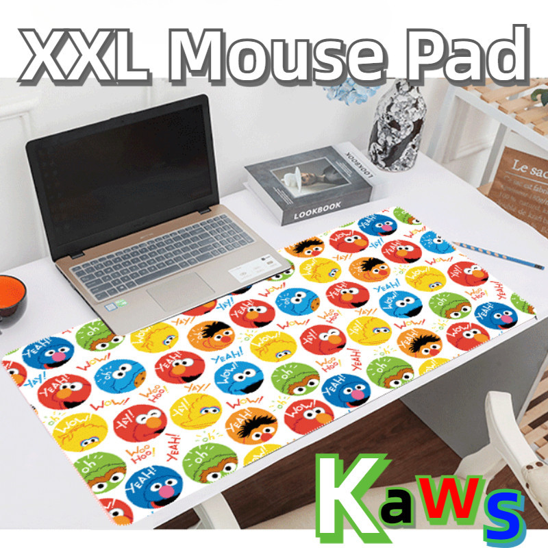 Sesame Street Kaws Mouse Pad, XXL Anime Graffiti Gaming MousePad, Large ...