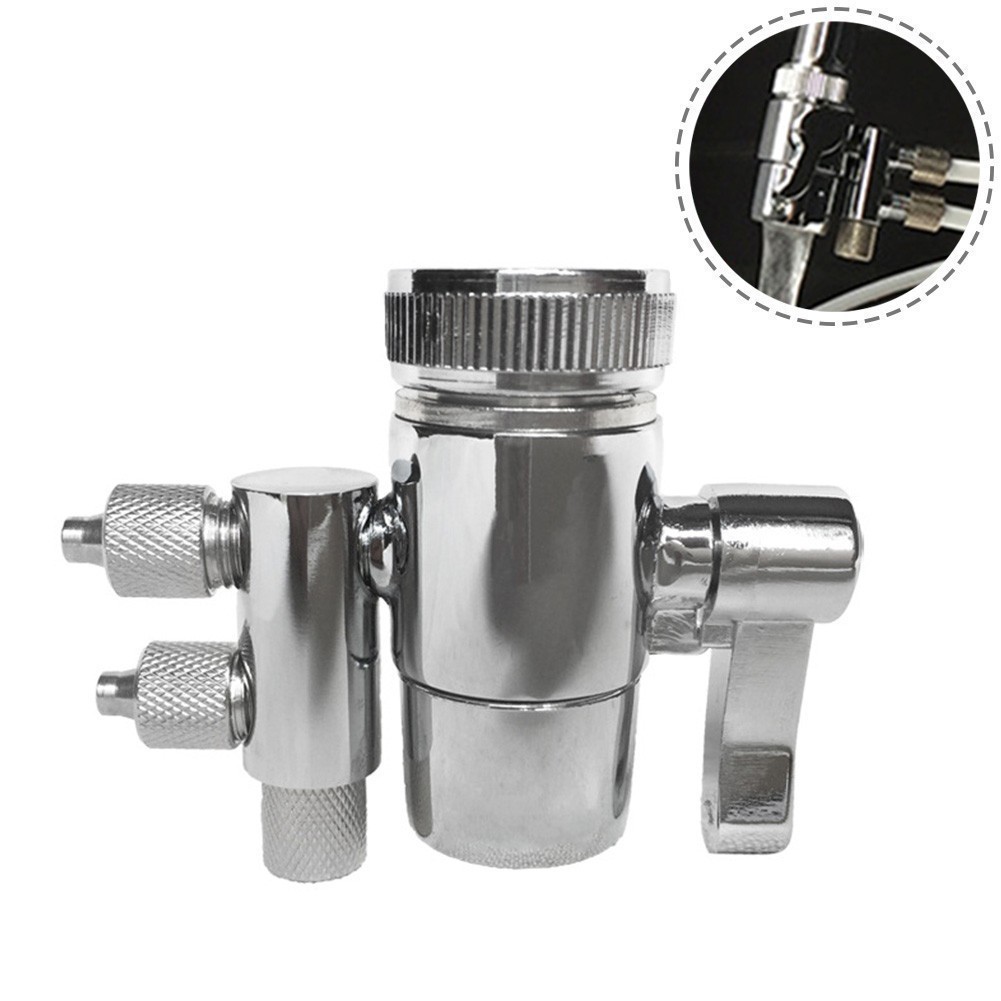 【HEPA】 Two way Faucet Adapter Diverter Valve for Water Filters ...
