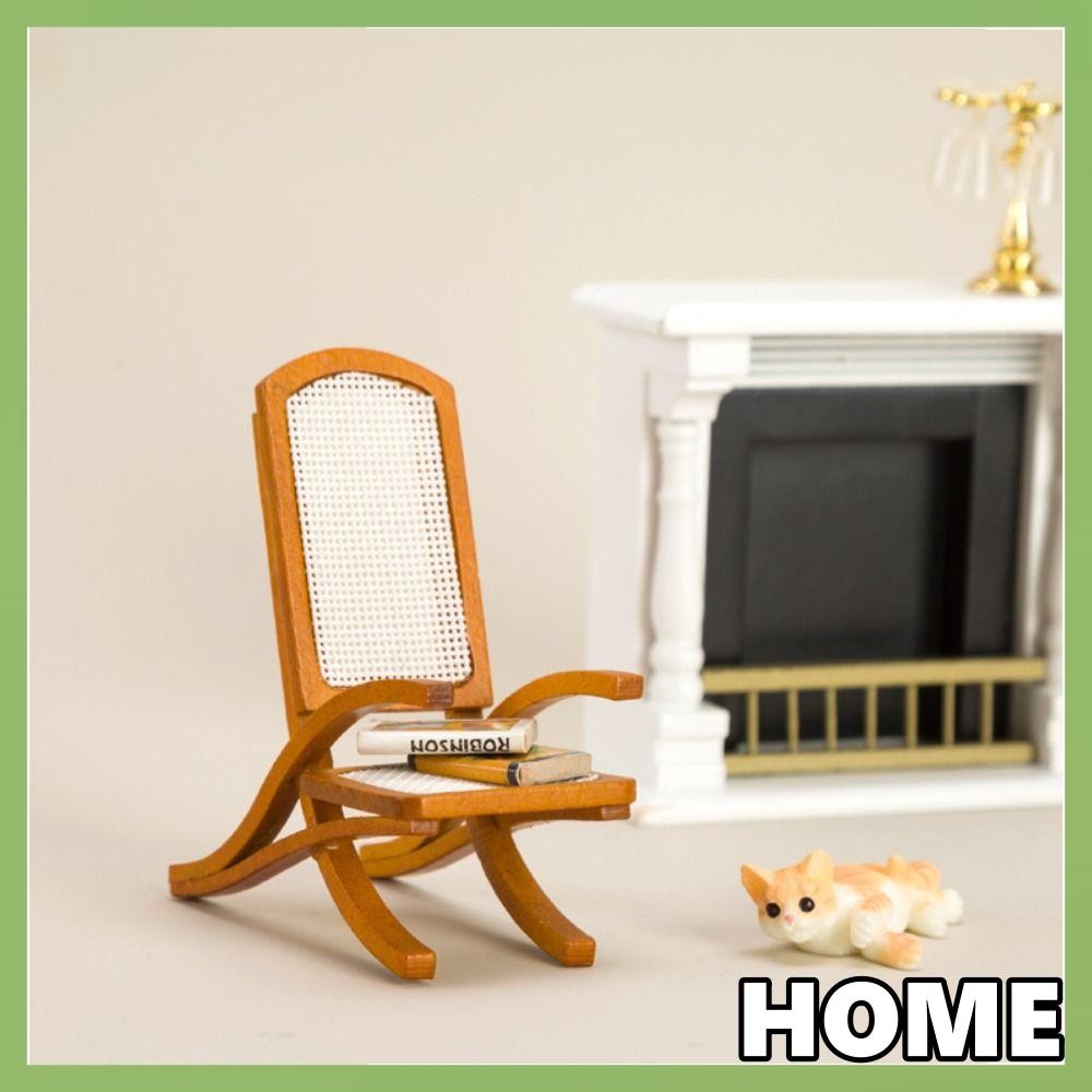 ALLGOODS Swing Rocking Chair Model, Miniature Vivid Mini Rocking Chair ...