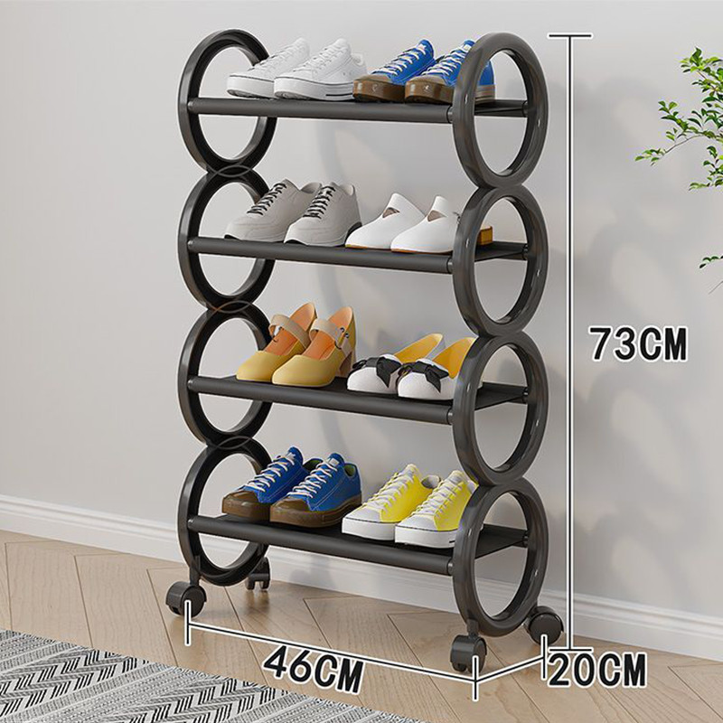 Removable shoe rack, shoe holder with wheels, dormitory under table ...