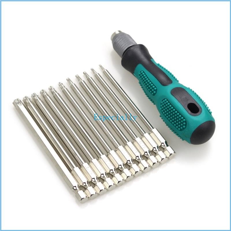 ESP Multi Purpose Set 12Piece Torx Screwdriver Set Magnetic Head ...