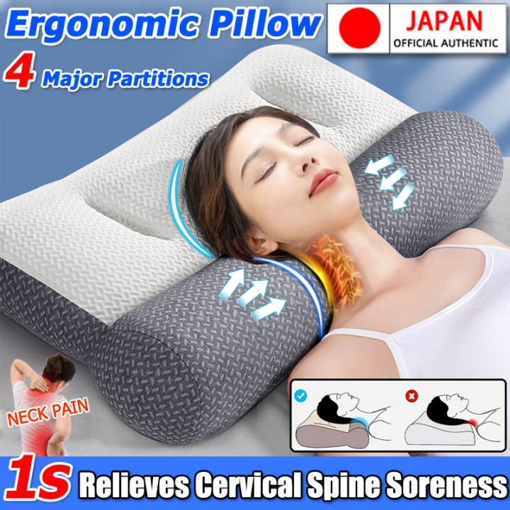 [READY STOCK ]Neck Supportive pillow Soft And Comfort bantal tidur ...