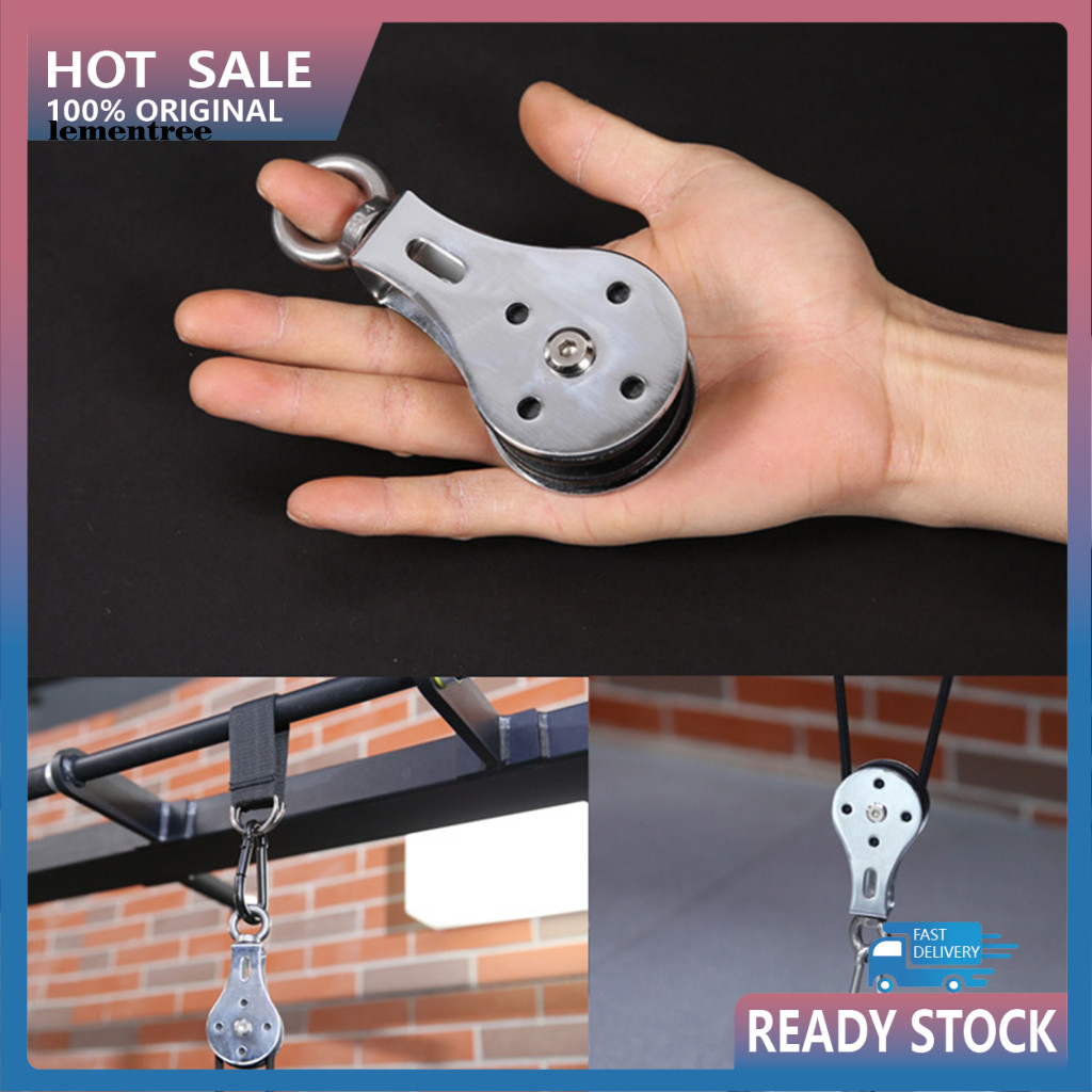 Portable Bearing Pulley for Sport Silent Heavy Duty Lifting Rope Pulley ...