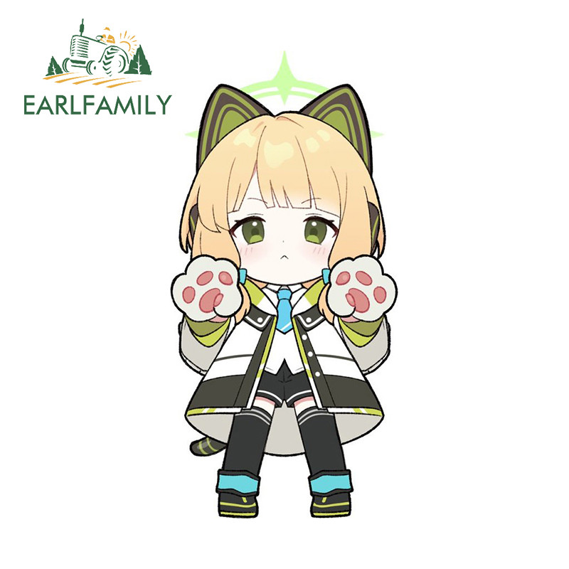 EARLFAMILY 13cm Blue Archive Momoi and Midori Kawaii Loli Chibi Car ...