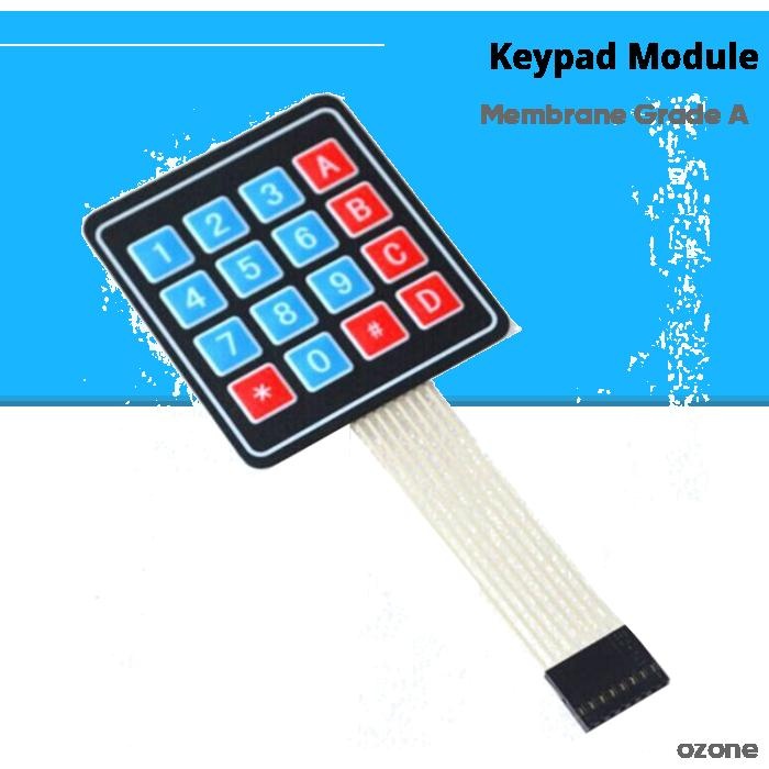4X4 Matrix Membrane Keypad for Robotic Arduino Rasberry | Shopee Singapore