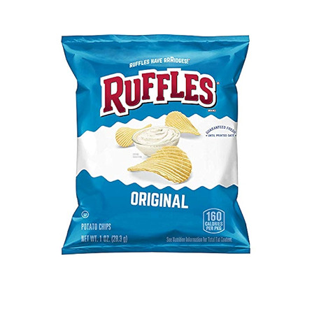 Ruffles Original Potato Chips 28.3g | Shopee Singapore