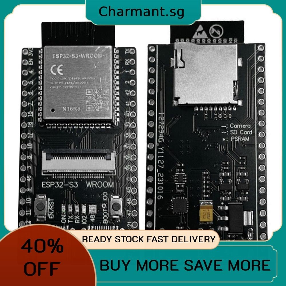 ESP32-S3-WROOM CAM Development Board WiFi BT Module with OV2640 Camera | Shopee Singapore