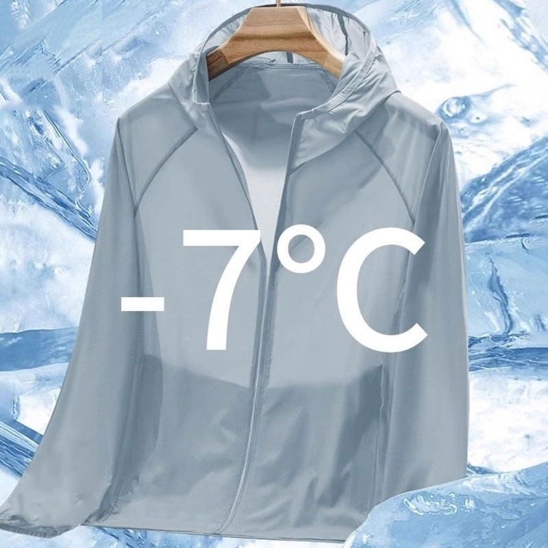 Men Jacket Sun Protection Clothing Breathable Lightweight Jacket Quick ...